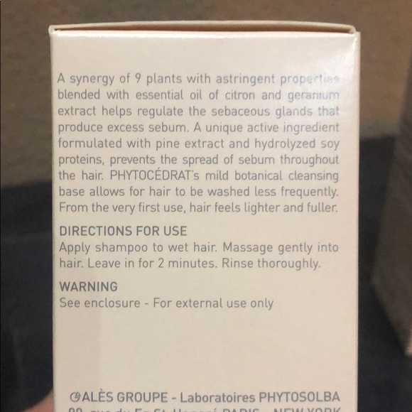 Phyto | Makeup | Phytocedrat Purifying Shampoo Oily Scalp | Poshmark